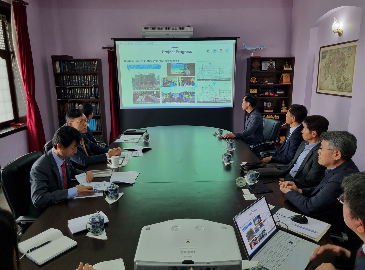 Ambassador Park Meets with the Visiting ODA Project Implementation Team ...